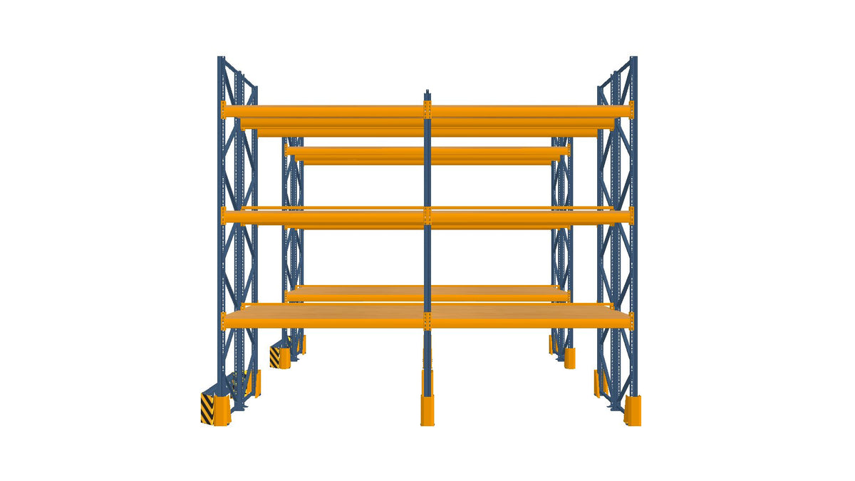 Konfiguration vom 06.10.2025 - 6.00 m x 4.50 m für 96 Paletten mit 130 ...